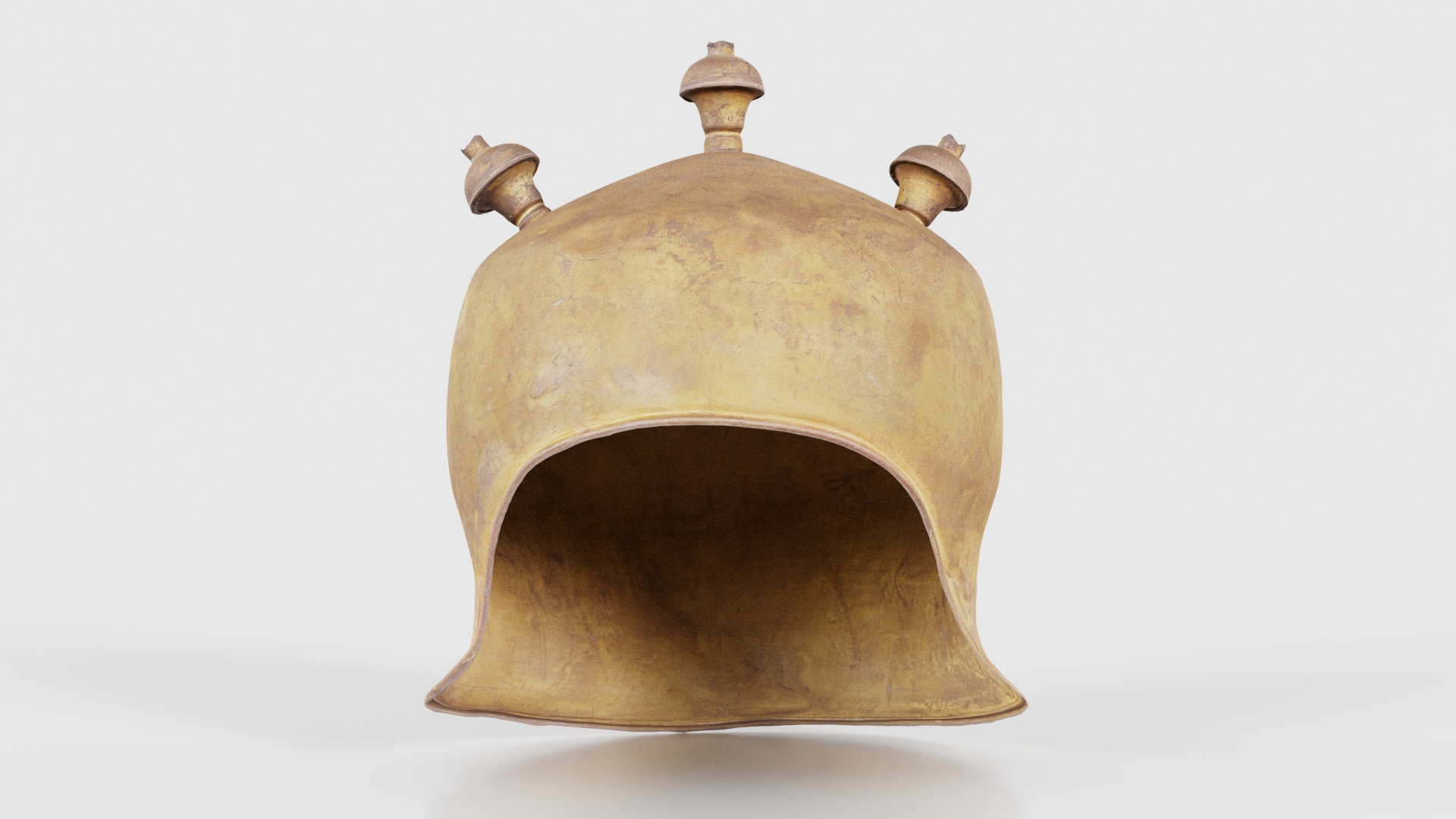 3D Model Three Spikes Helmet Remastered - TurboSquid 2360099