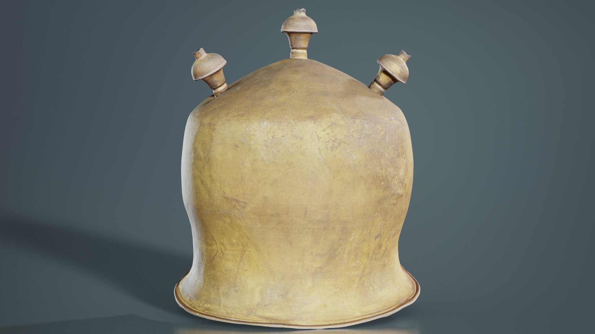 3D Model Three Spikes Helmet Remastered - TurboSquid 2360099