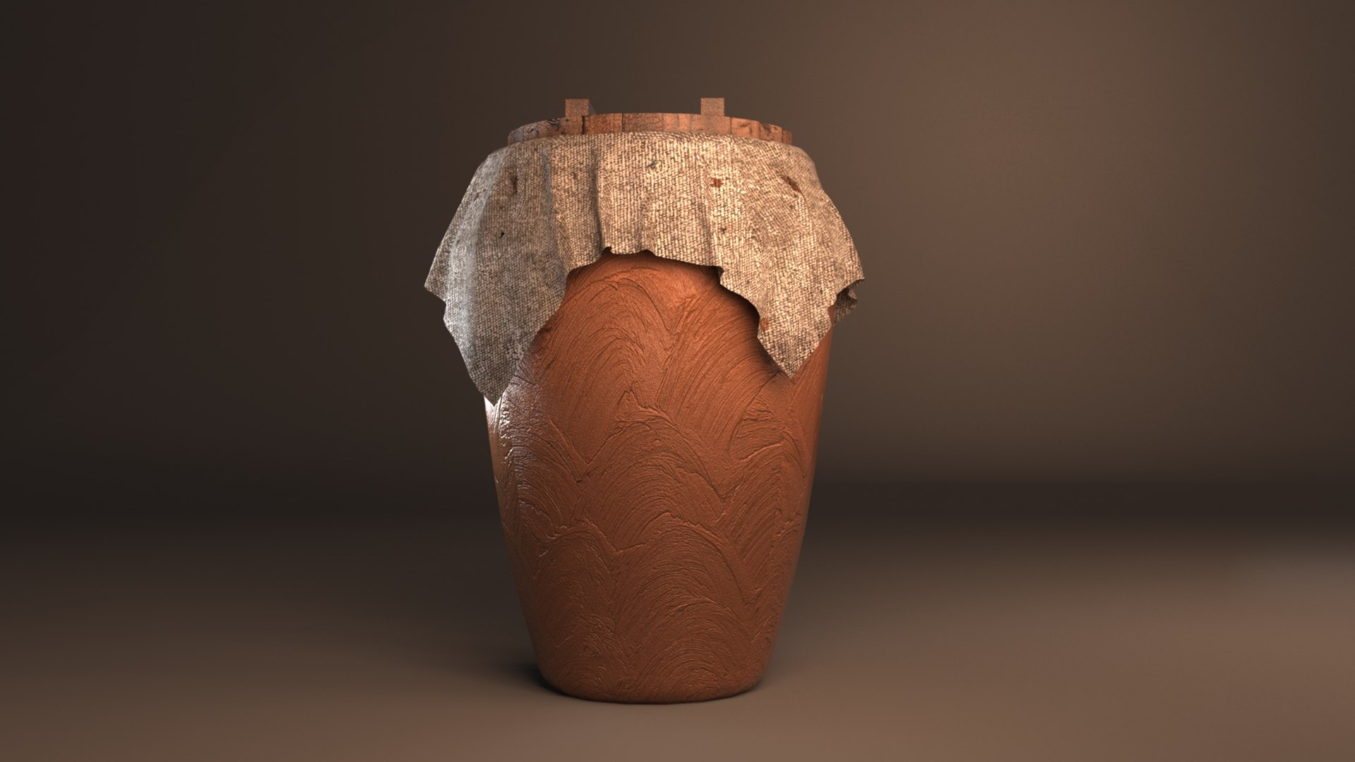 3D Mud Vase - TurboSquid 2074764