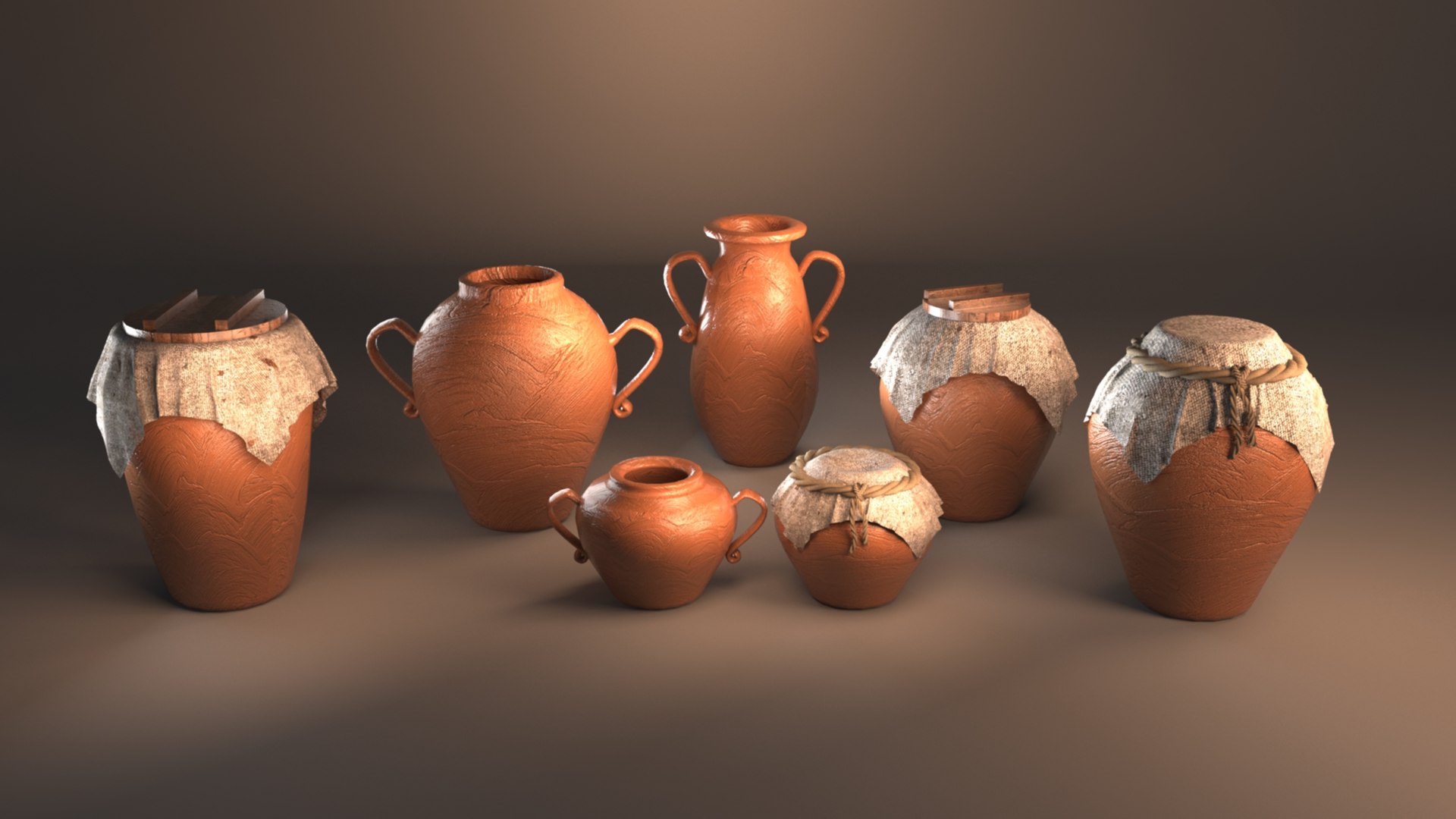 3D Mud Vase - TurboSquid 2074764