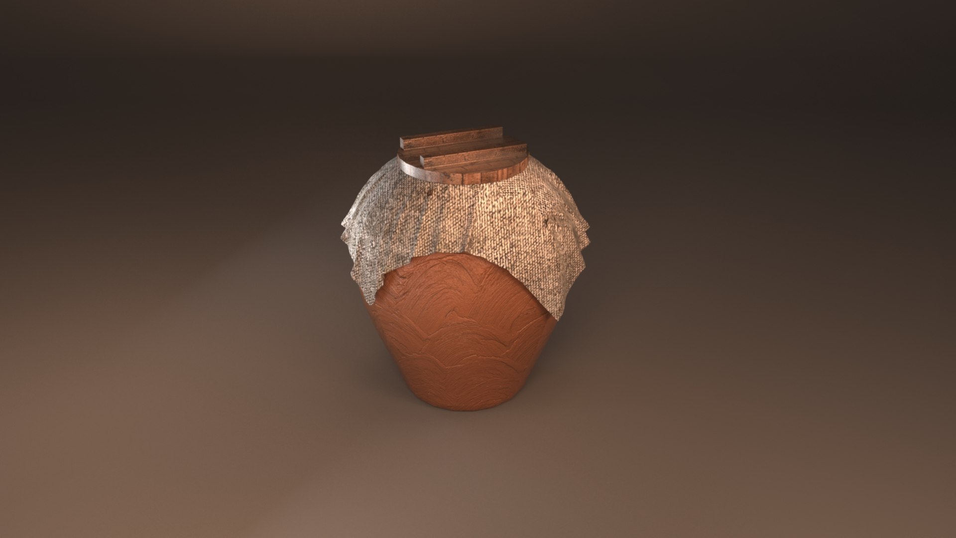 3D Mud Vase - TurboSquid 2074764