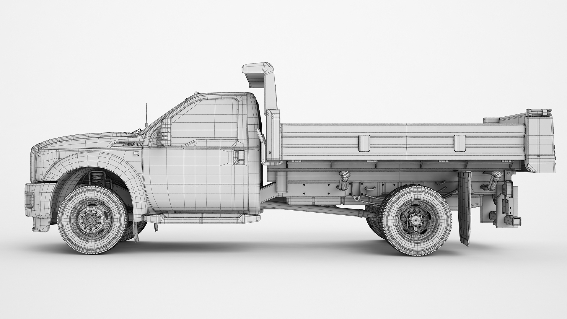 F450 2012 Flatbed 3D Model - TurboSquid 1608009