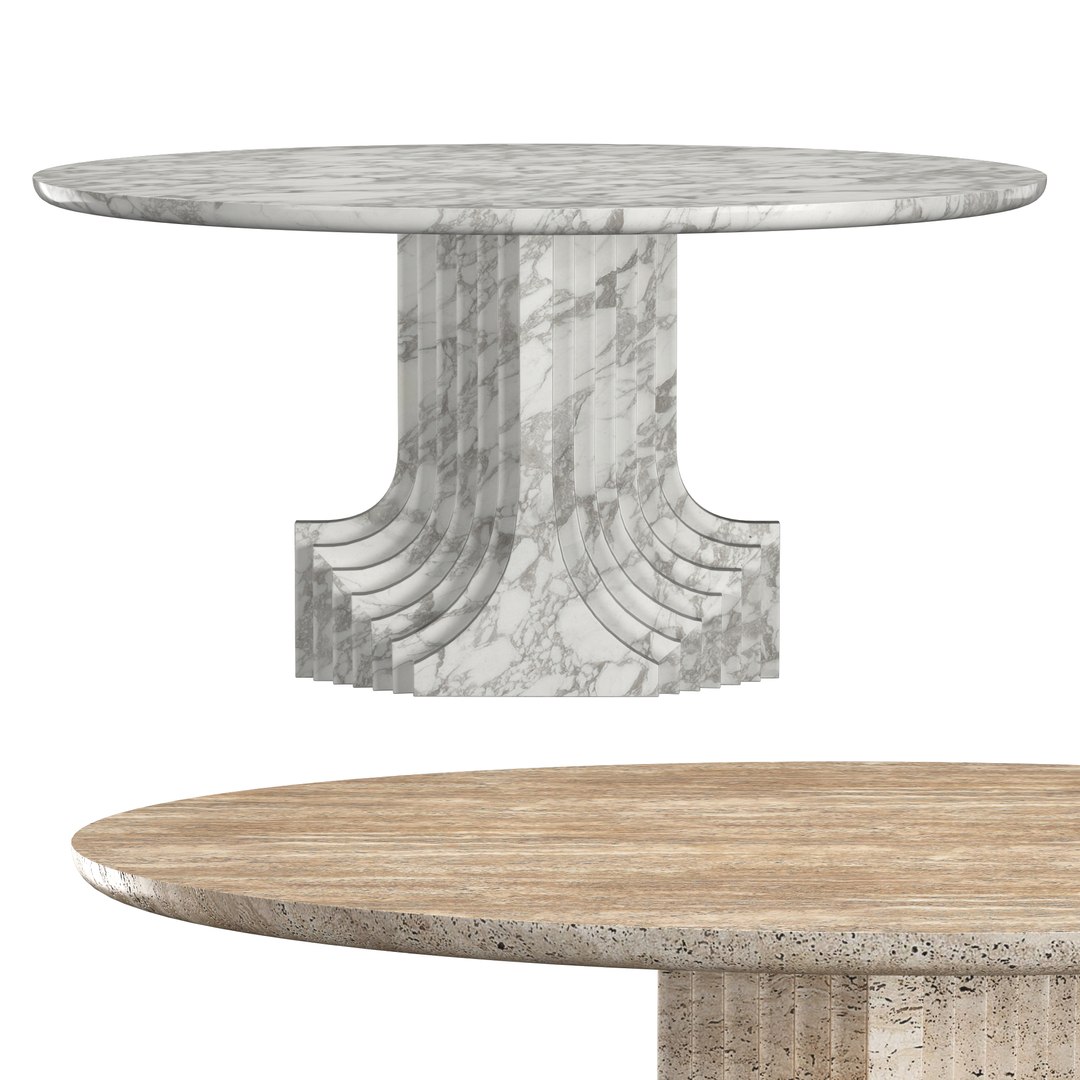 3D STRADA ROUND DINING TABLE Model - TurboSquid 1923894