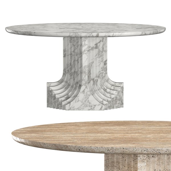 3D STRADA ROUND DINING TABLE model - TurboSquid 1923894