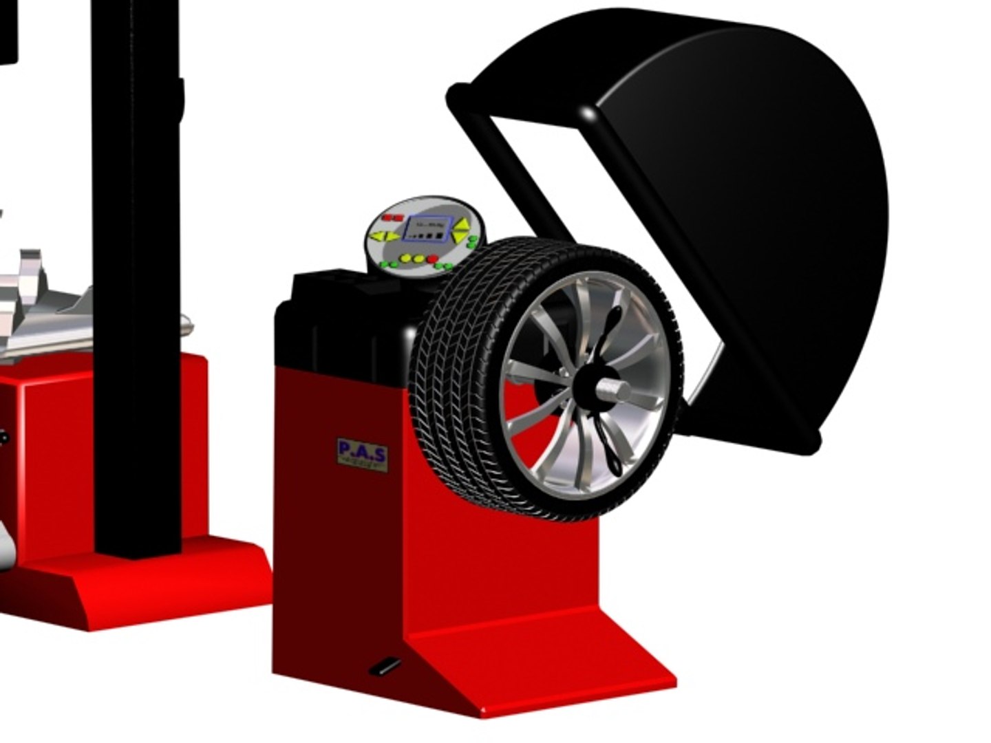 Tire Balance Machine 3d 3ds