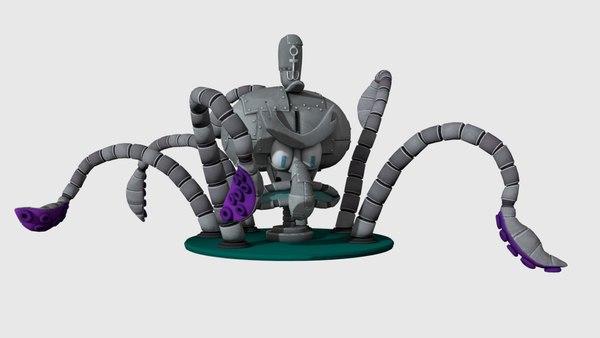 modelo 3d Robo Calamardo manipulado y animado - TurboSquid 2336972