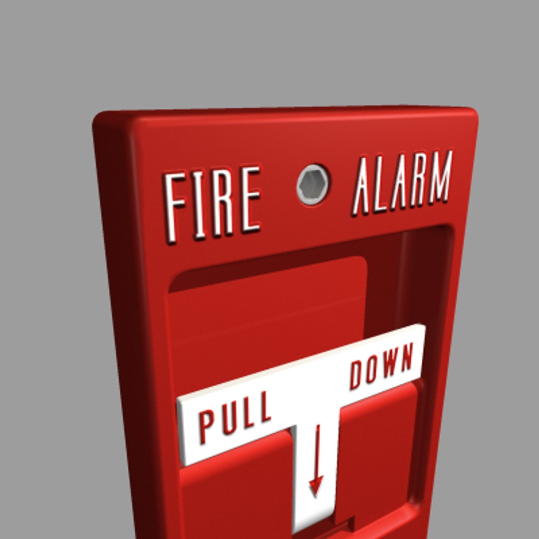 Alarm Box 3d Max