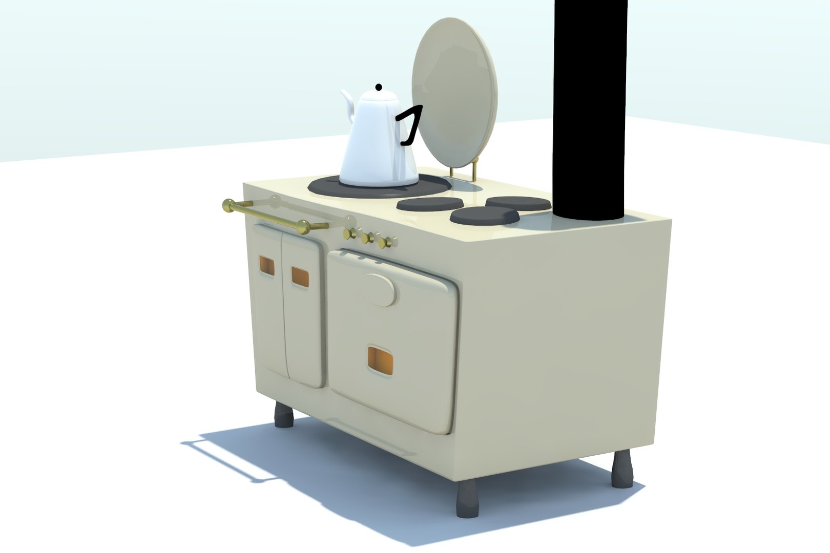 3d model aga table set