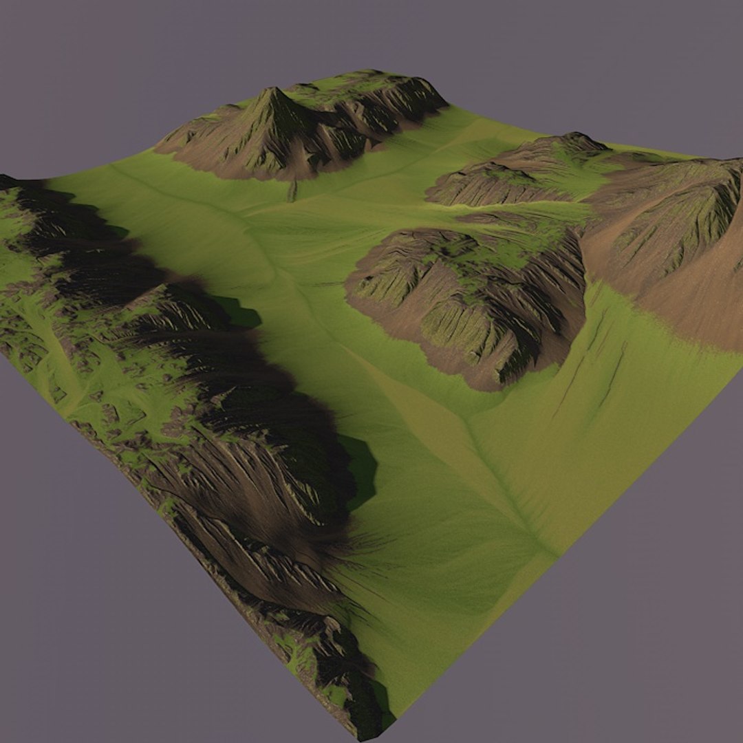 3d level terrain pack