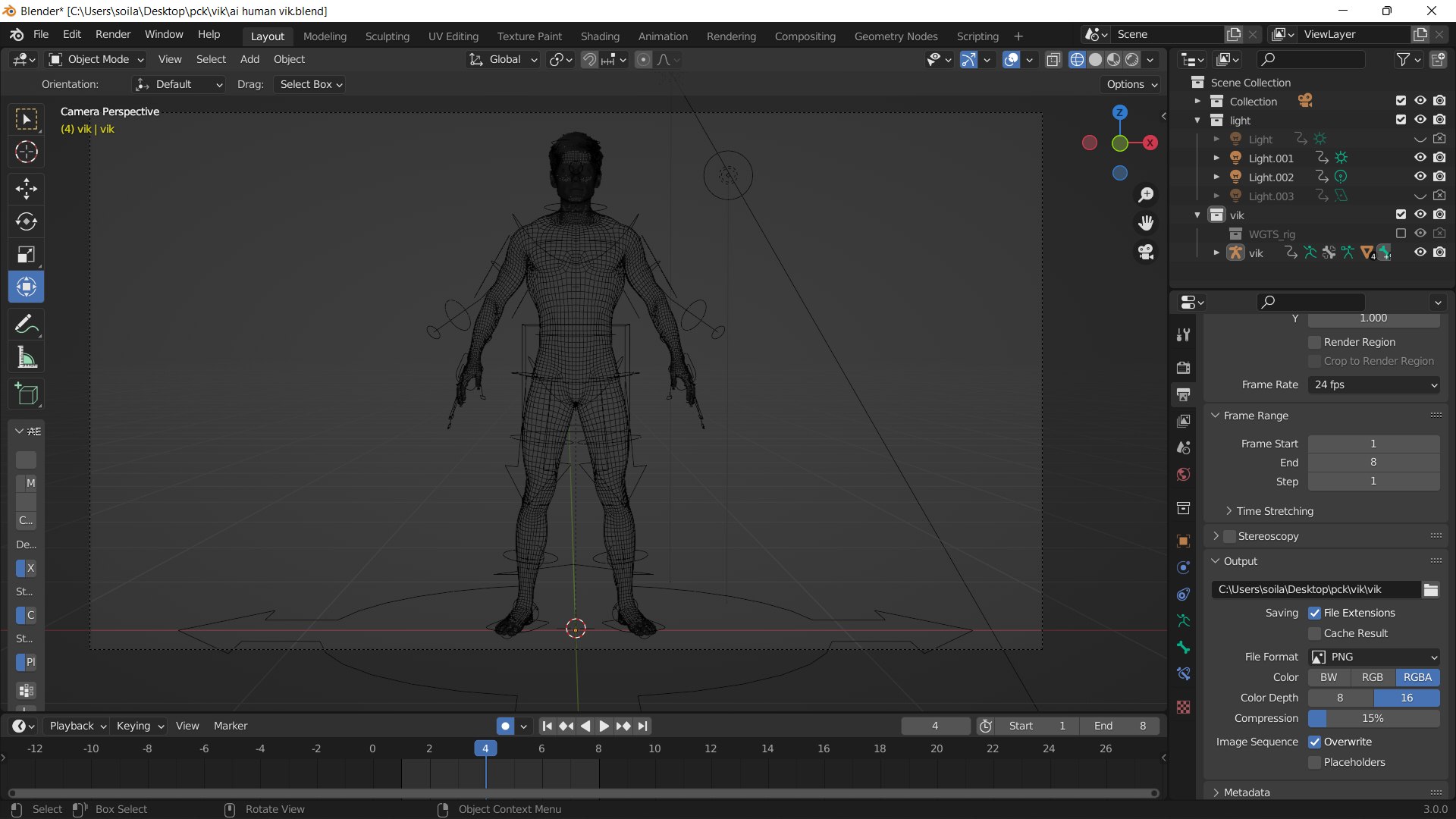 Vik - European Character Rigged 3D Model - TurboSquid 1997498