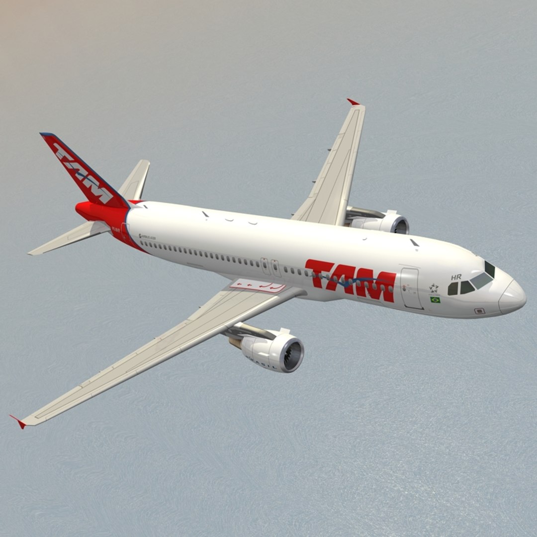 3D Airbus A320-214 Tam - TurboSquid 1407115
