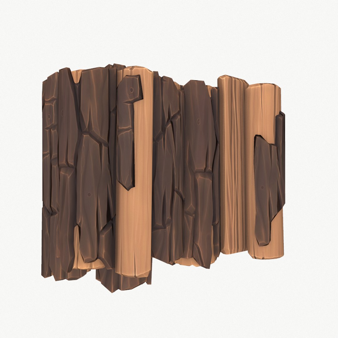 3D Stylized Logs Model - TurboSquid 1347533