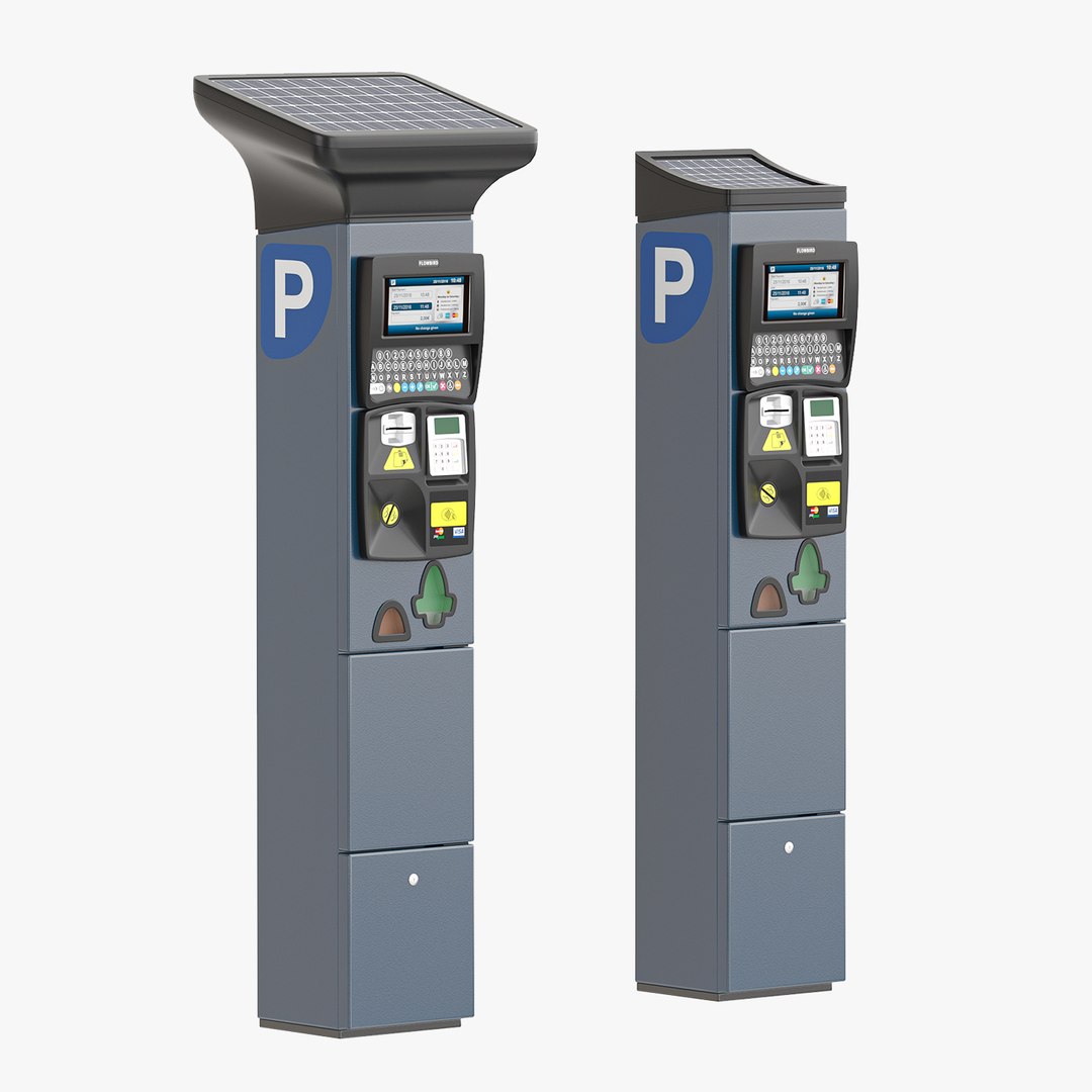Parking Payment Model - TurboSquid 2002518