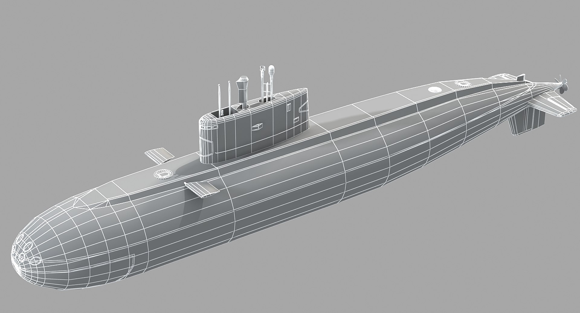 3D Russian Kilo Class Submarine Model - TurboSquid 1158261