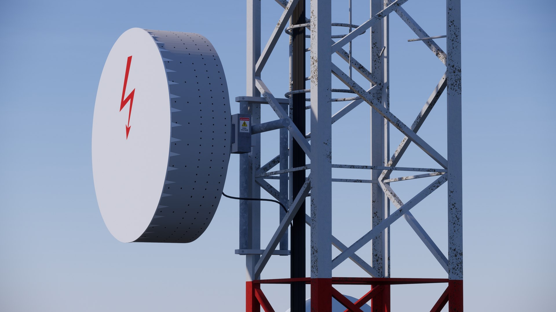 Telecommunication Cell Tower 3D Model - TurboSquid 1838953