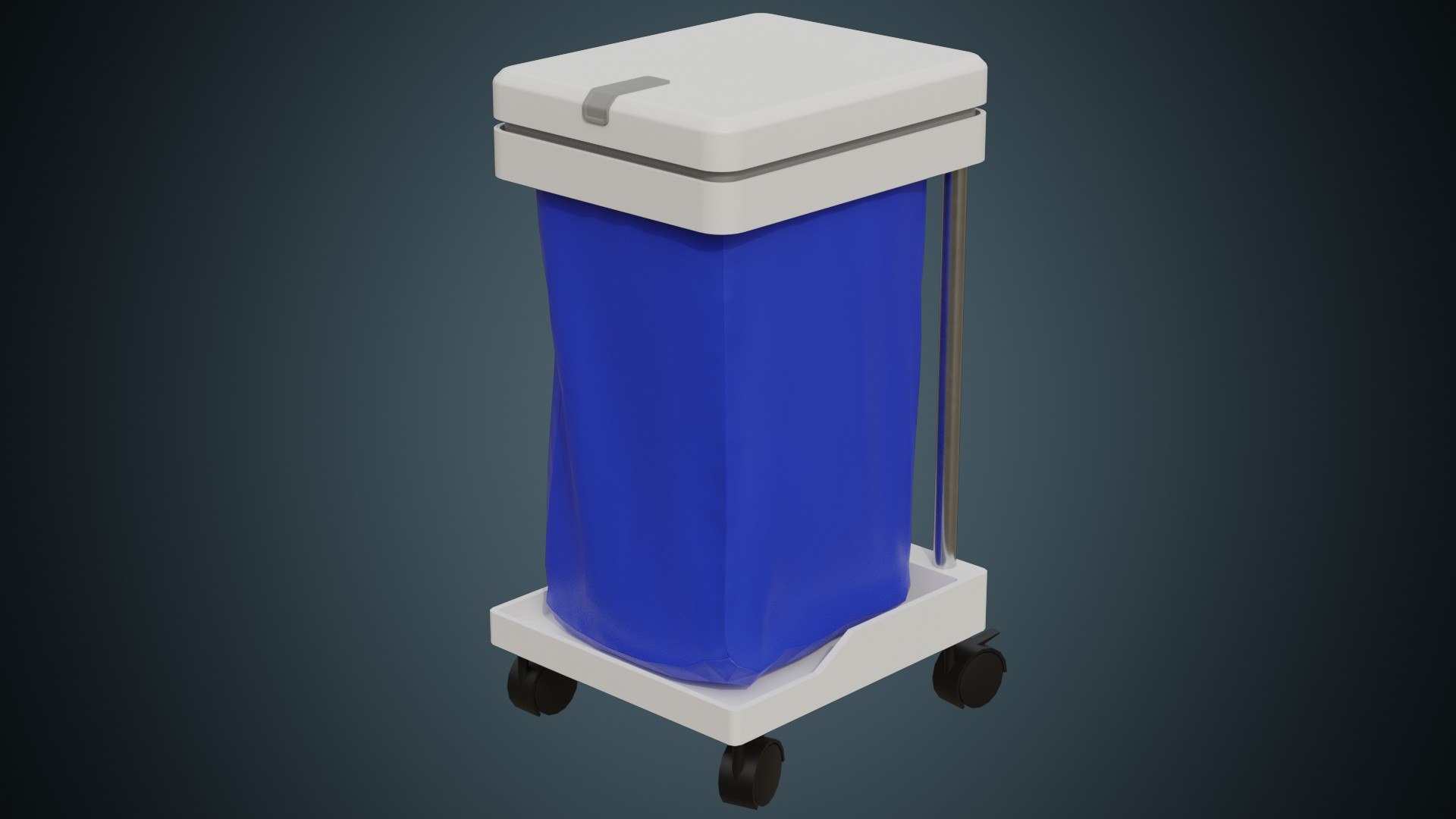 3D Waste Bin 1A - TurboSquid 2060722