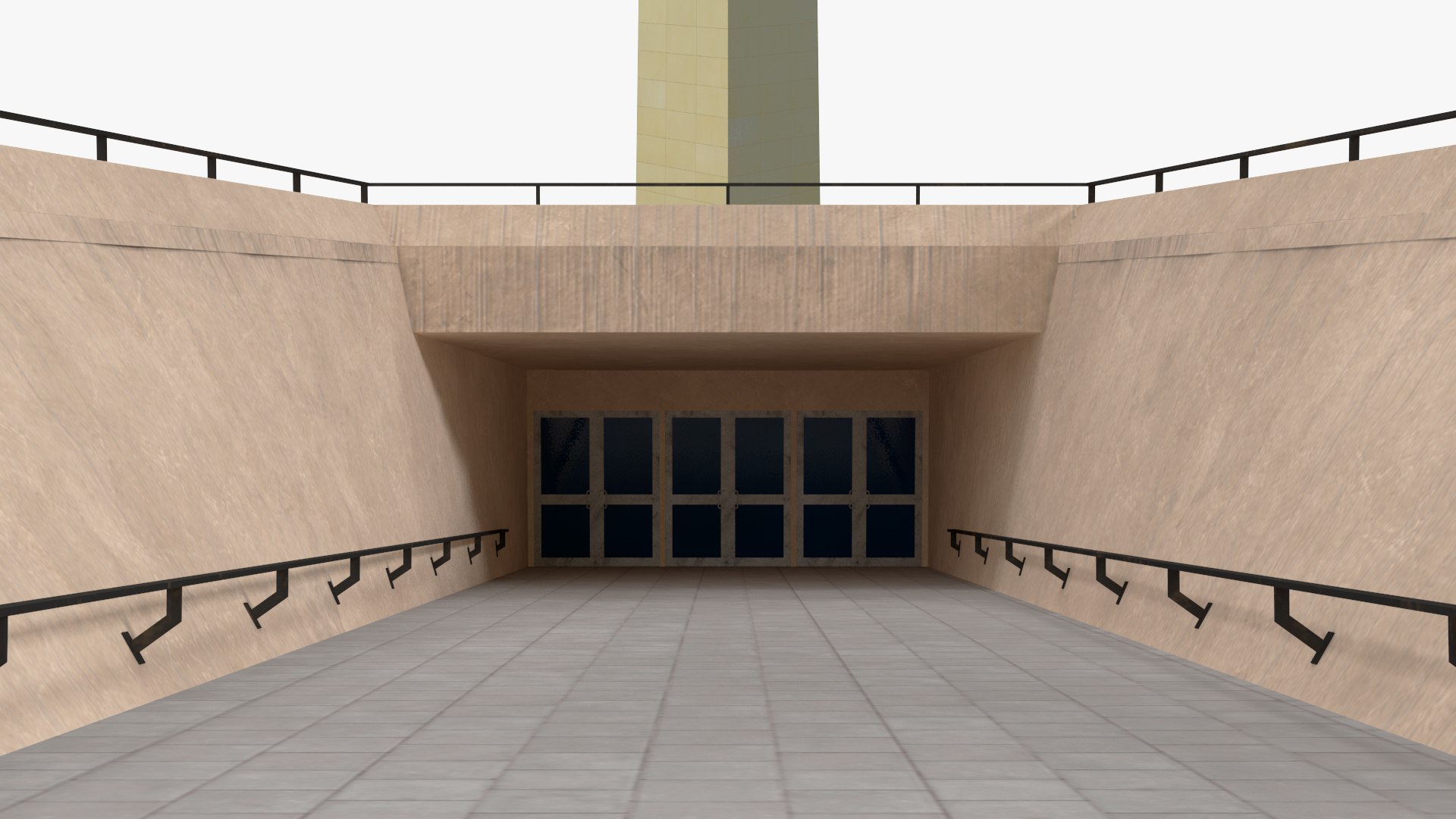 3D Golden Arch Monument Model - TurboSquid 1718405