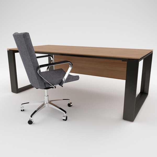3D model buro desk modern office - TurboSquid 1478814