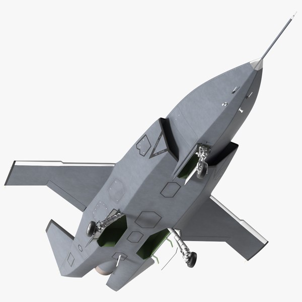 3D Stealth Multirole Unmanned Aerial Vehicle Rigged model - TurboSquid ...