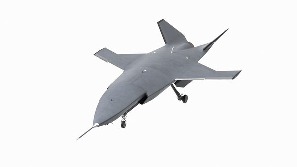 3D Stealth Multirole Unmanned Aerial Vehicle Rigged model - TurboSquid ...
