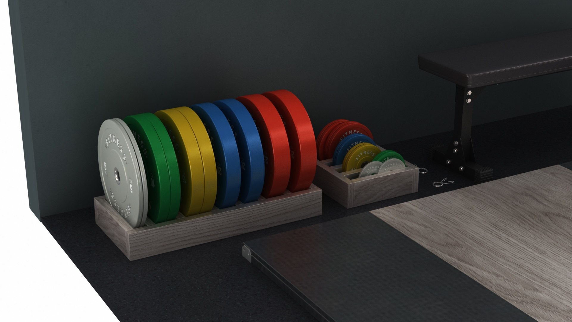 3D Weightlifting Crossfit Training Block Model - TurboSquid 1856378