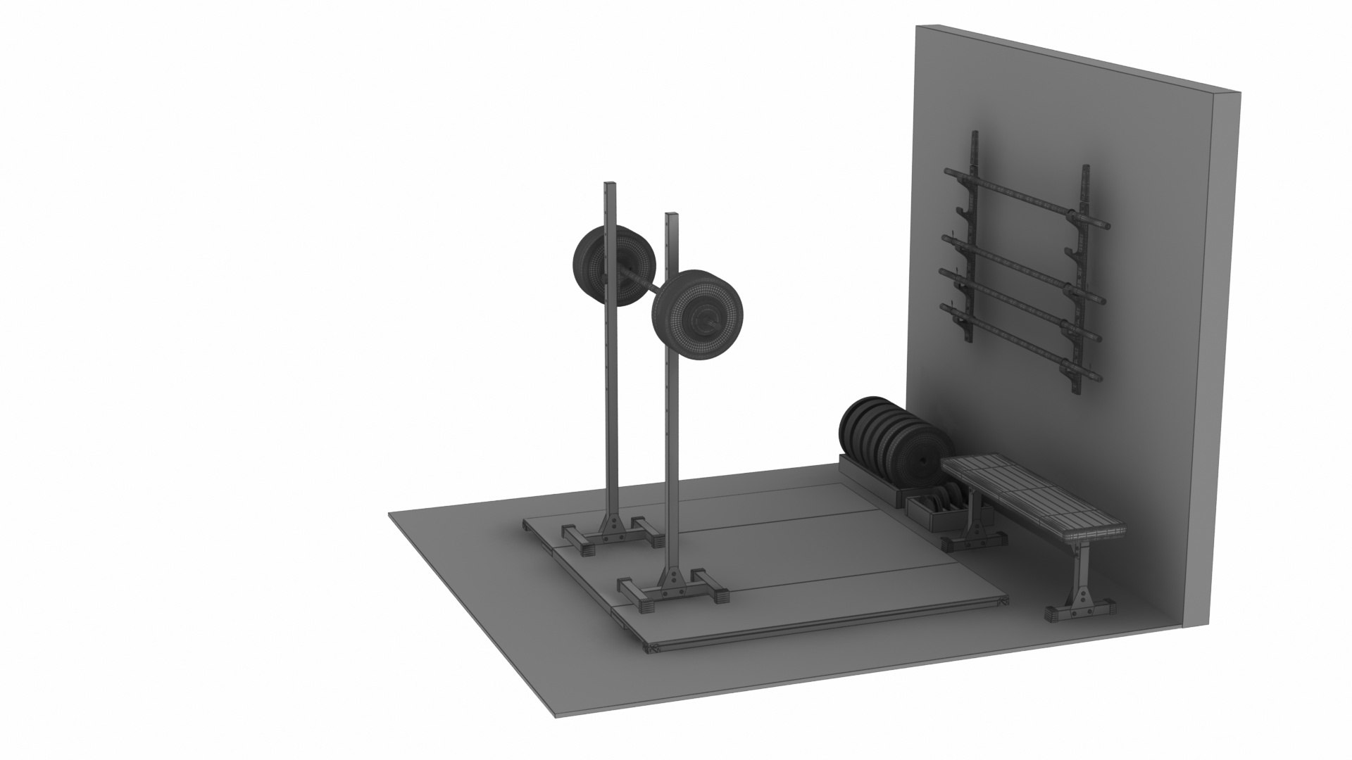 3D Weightlifting Crossfit Training Block Model - TurboSquid 1856378