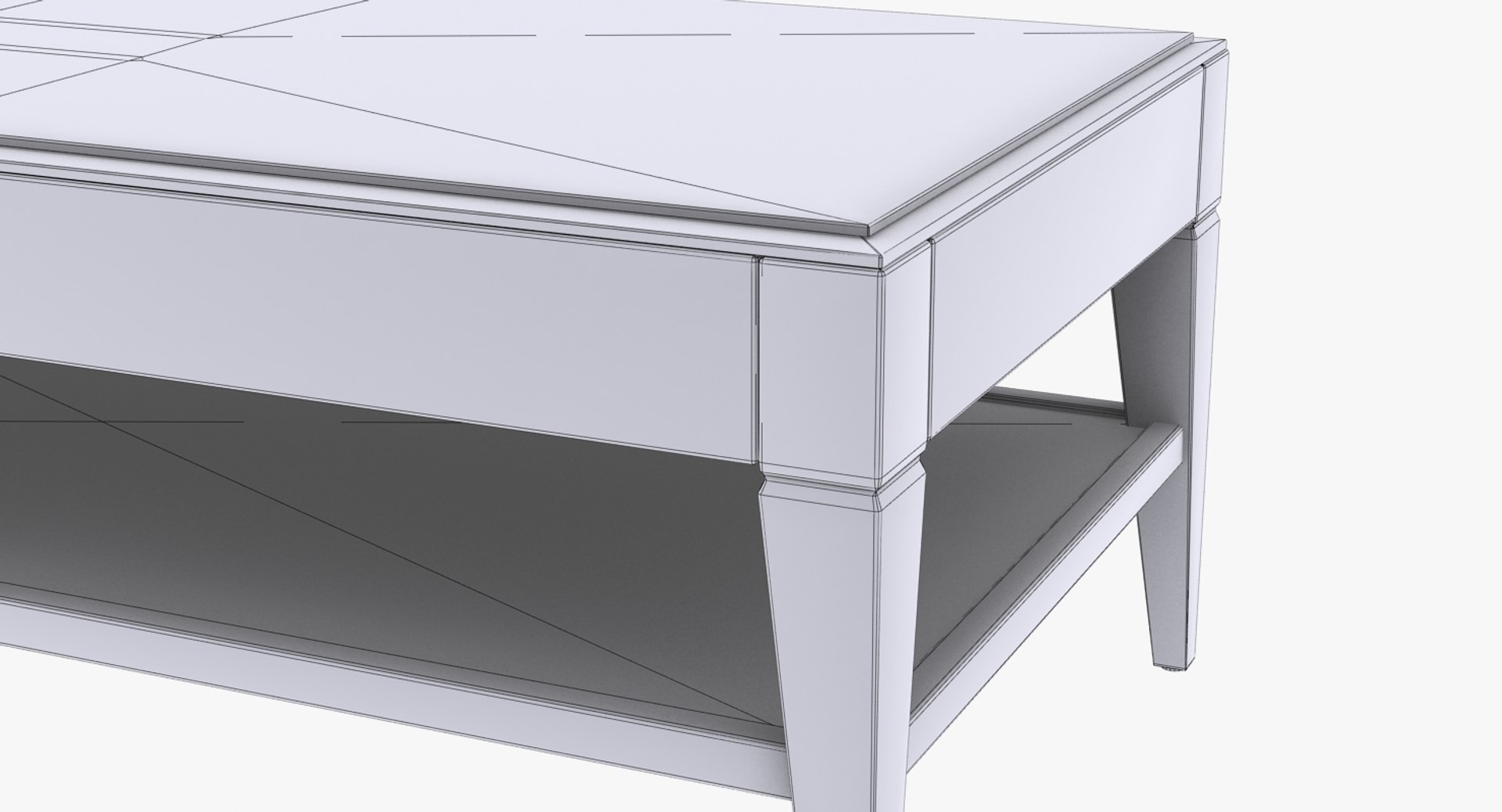 classic coffe table 3d model