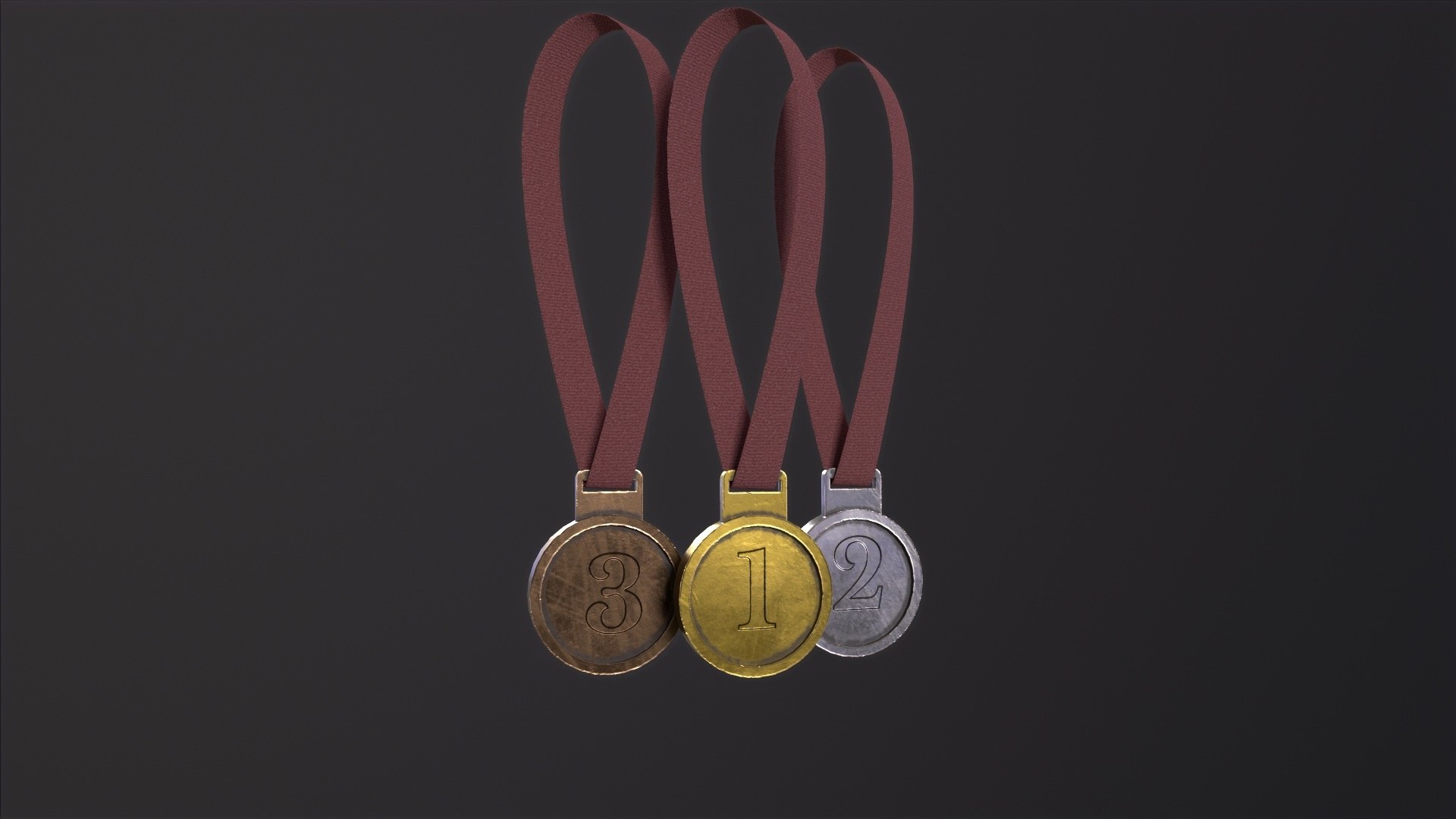 Olympic Medals 3D Model - TurboSquid 2100571