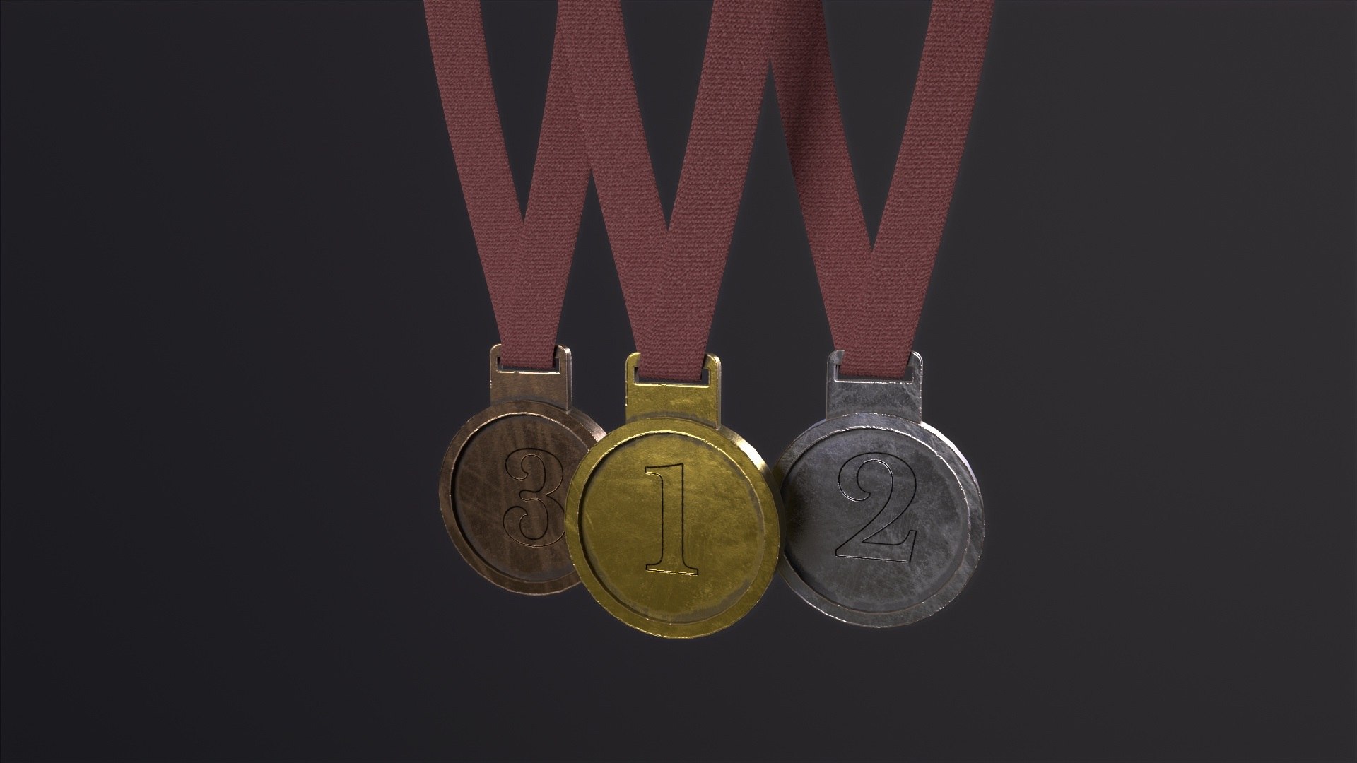 Olympic Medals 3D Model - TurboSquid 2100571