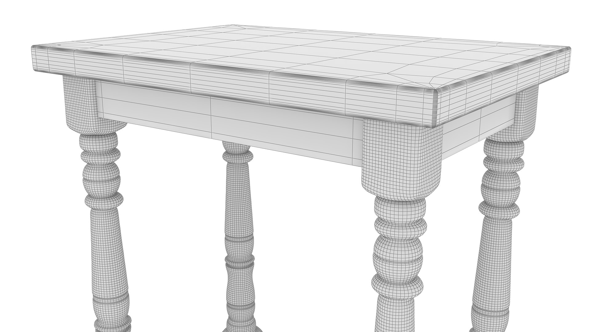 Cafe Wooden Tables 3D Model - TurboSquid 2083401