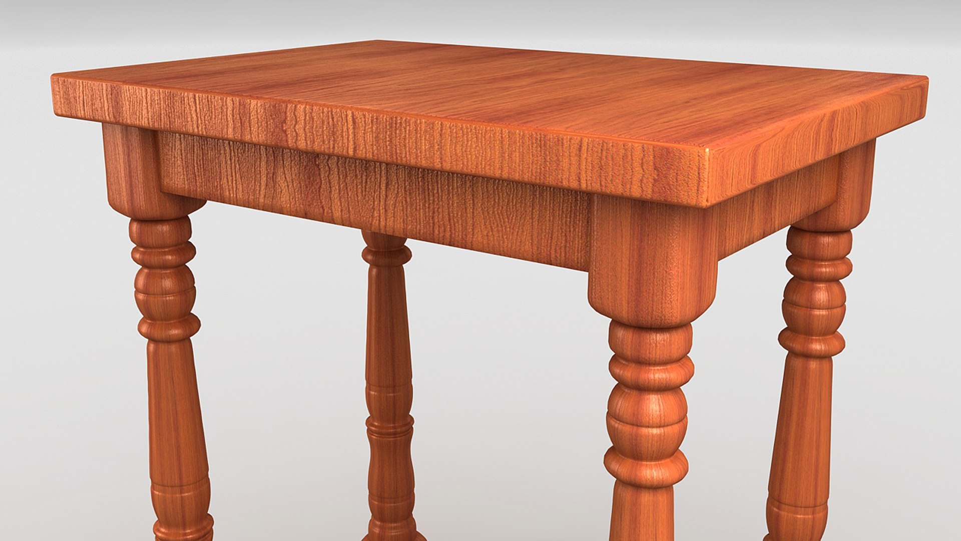 Cafe Wooden Tables 3D Model - TurboSquid 2083401