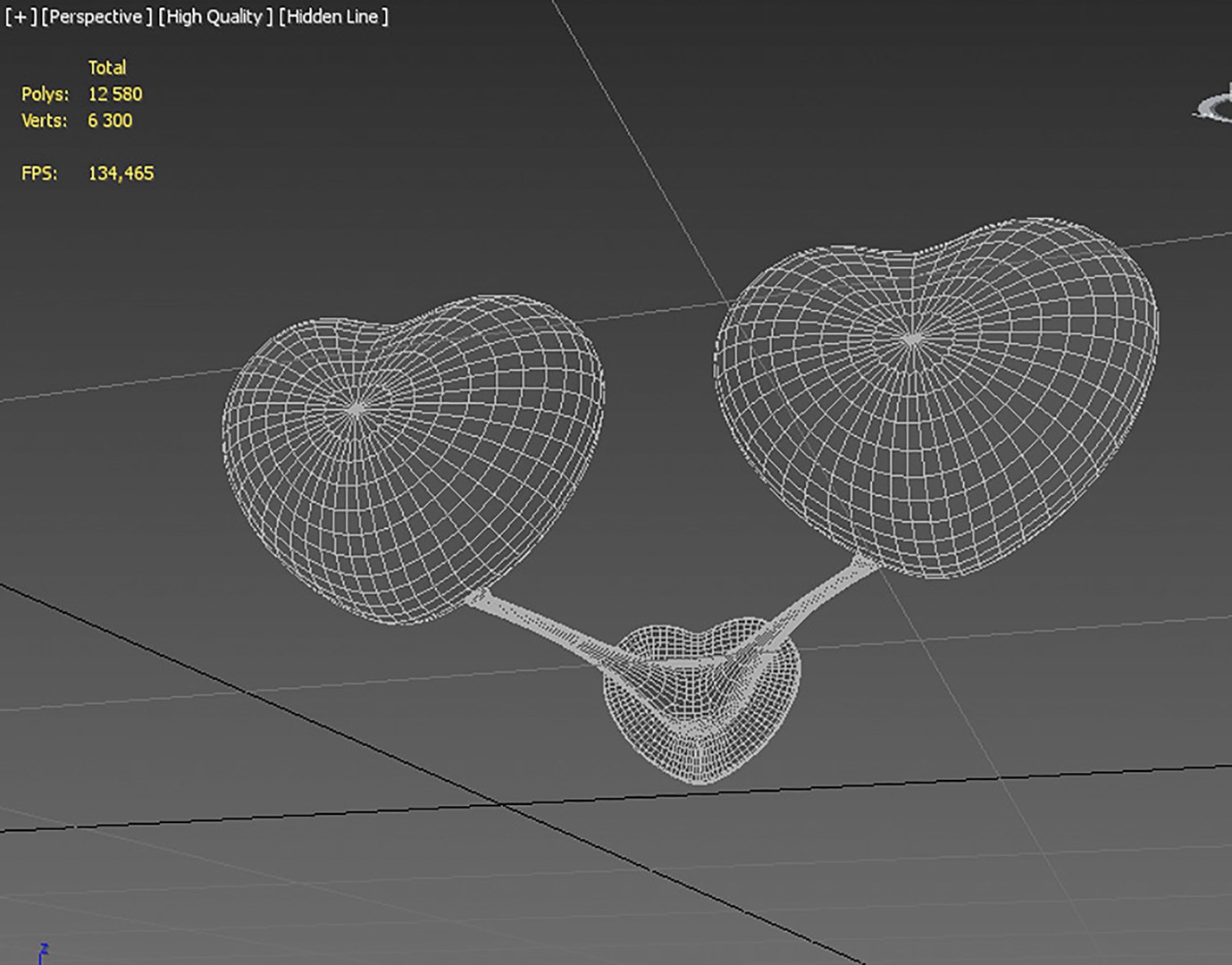 Heart Wall Lamp 3D Model - TurboSquid 2116473
