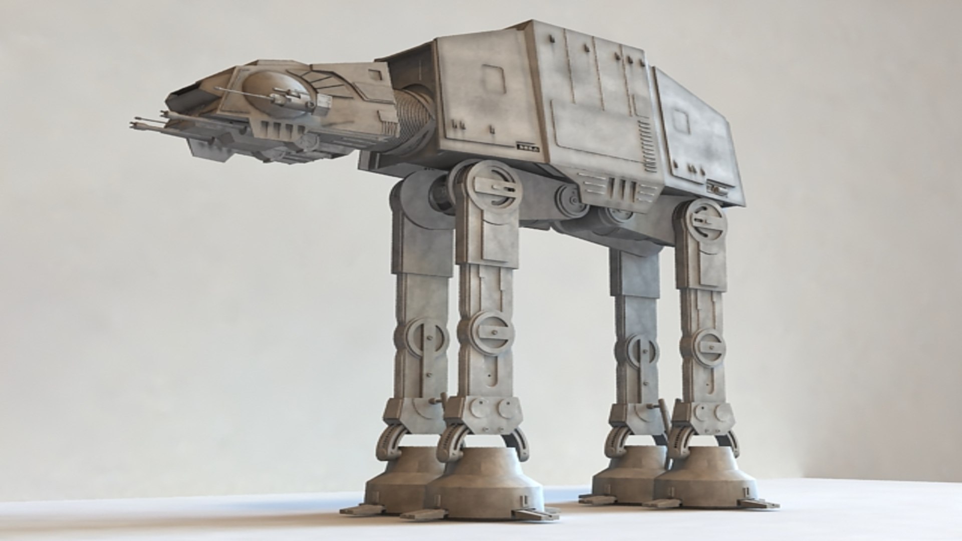 AT-AT Walker Star Wars 3D Model - TurboSquid 2190975