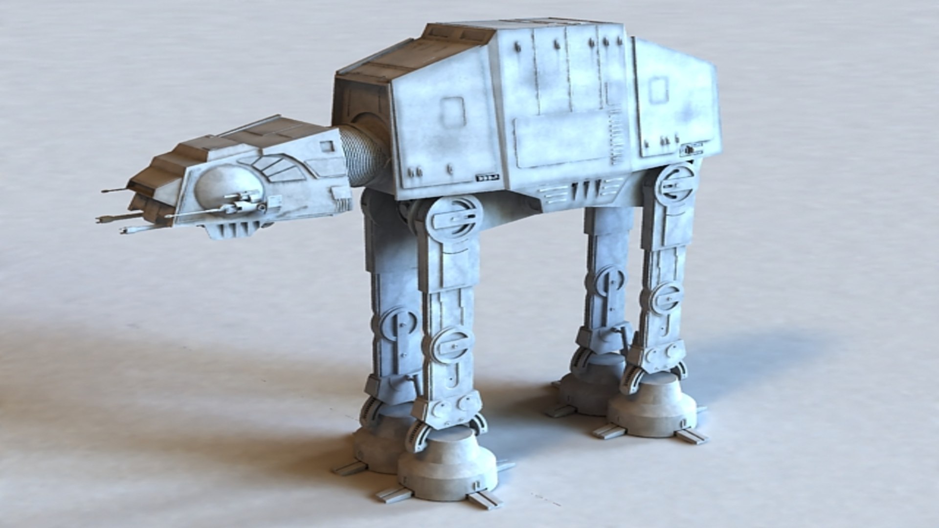 AT-AT Walker Star Wars 3D Model - TurboSquid 2190975