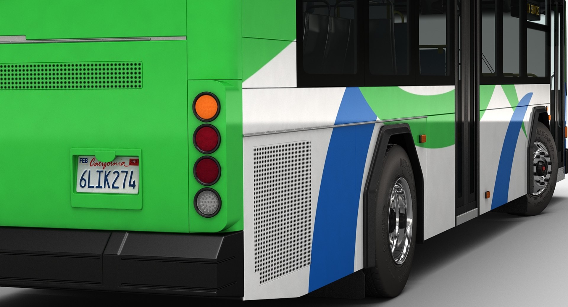 2015 Gillig Floor Bus 3d Model