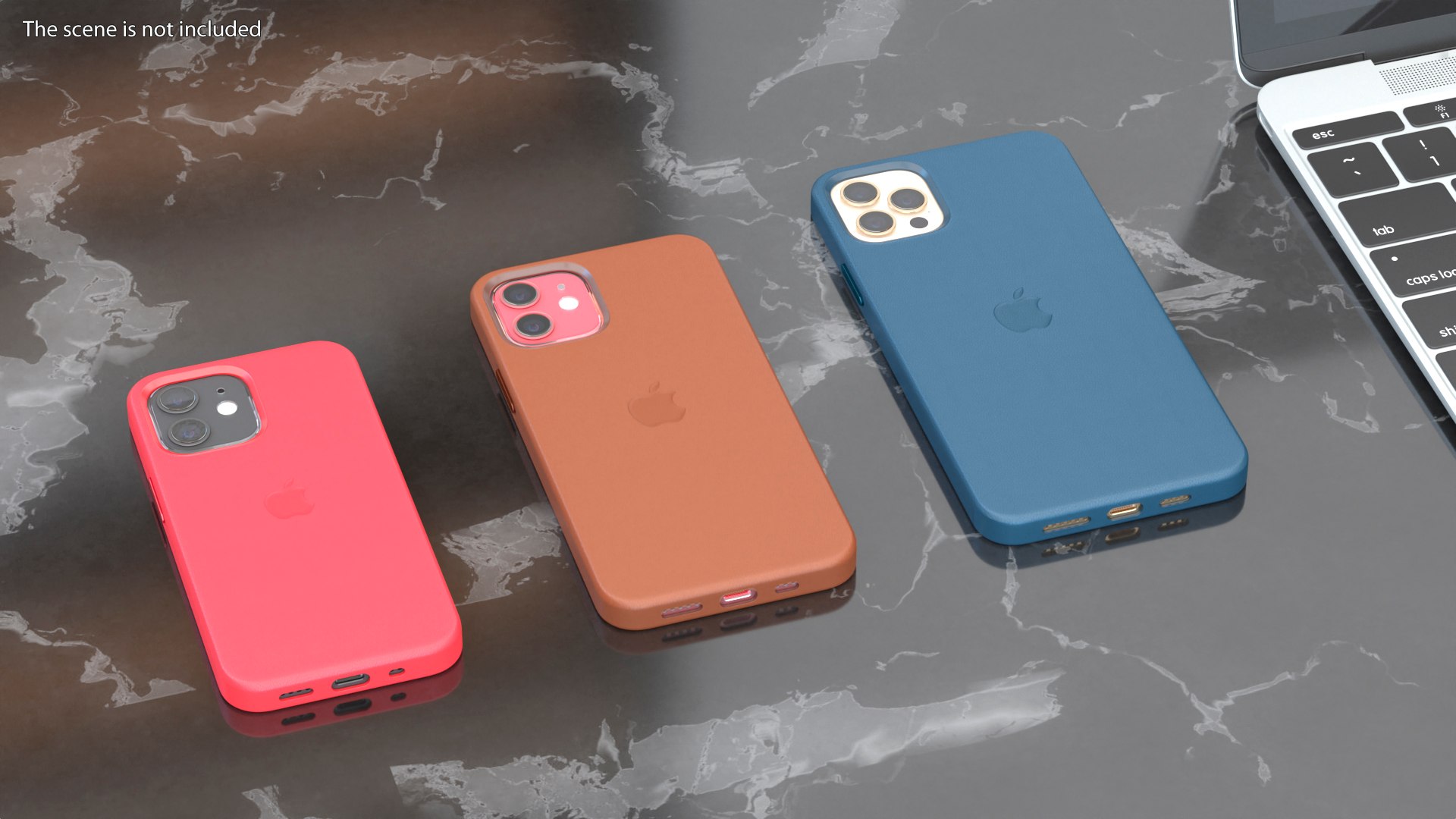 3D Iphone 12 Pro Leather Model - TurboSquid 1706976