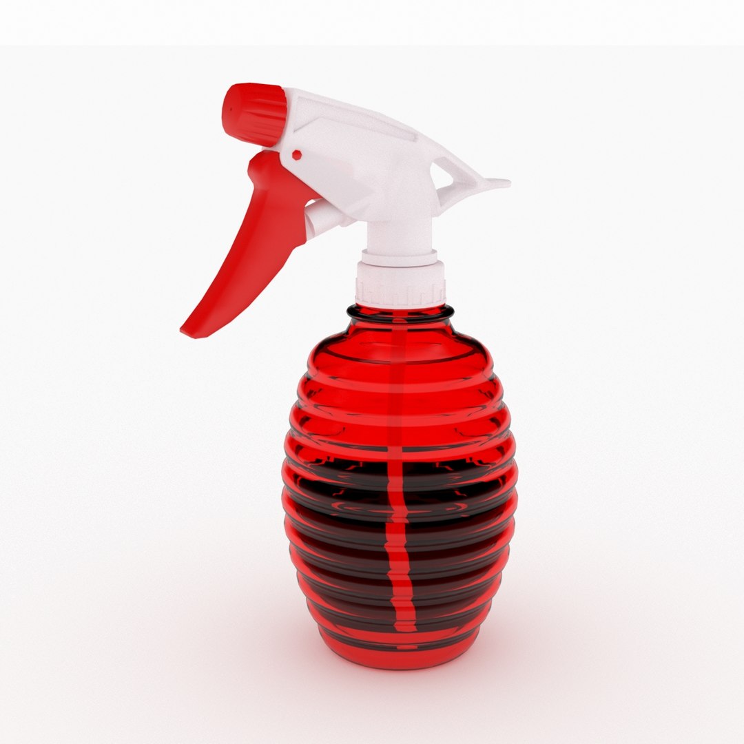 3D spray bottle model - TurboSquid 1402875