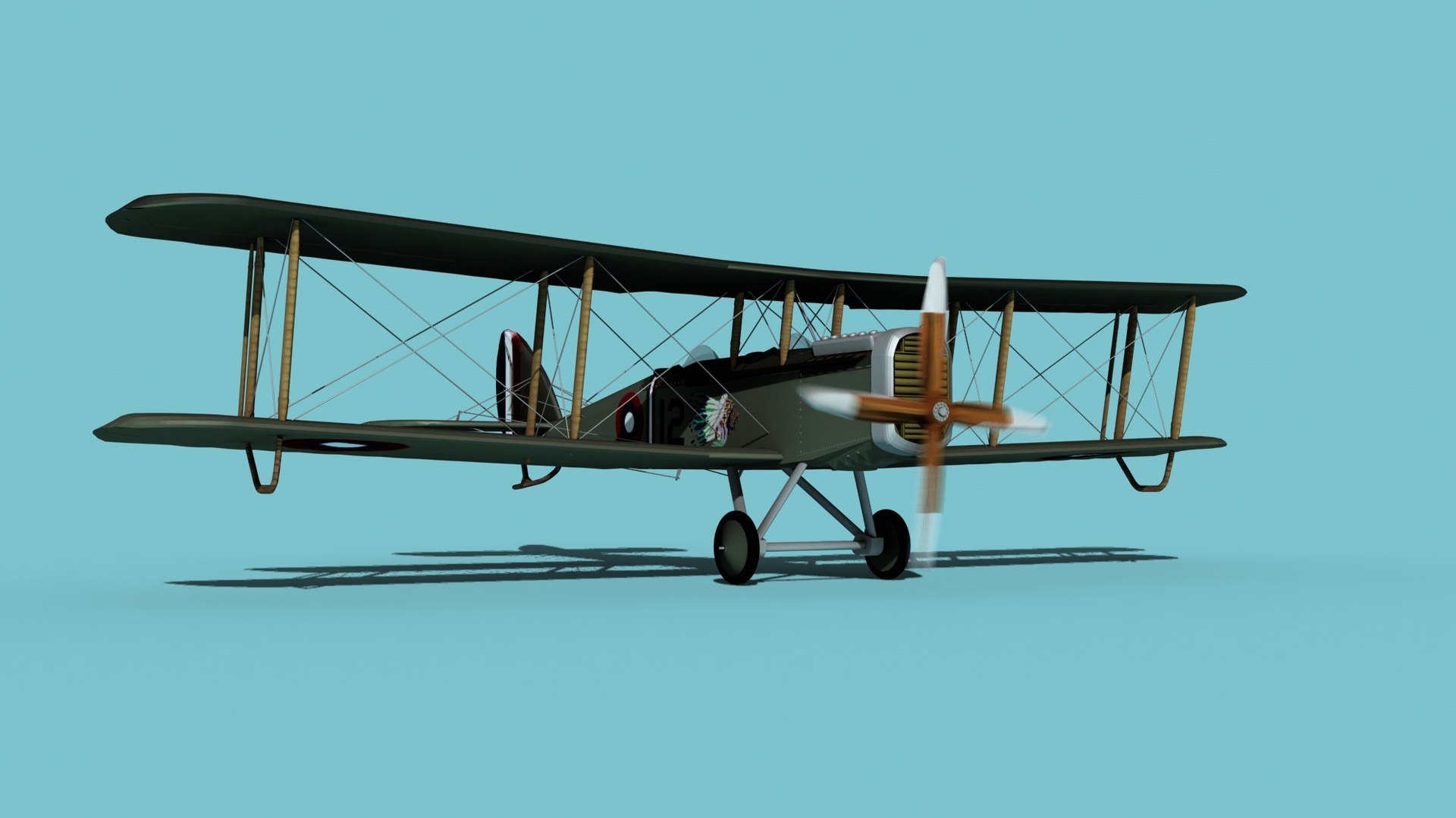 Airco DH-4 USASC Trainer model - TurboSquid 1752541