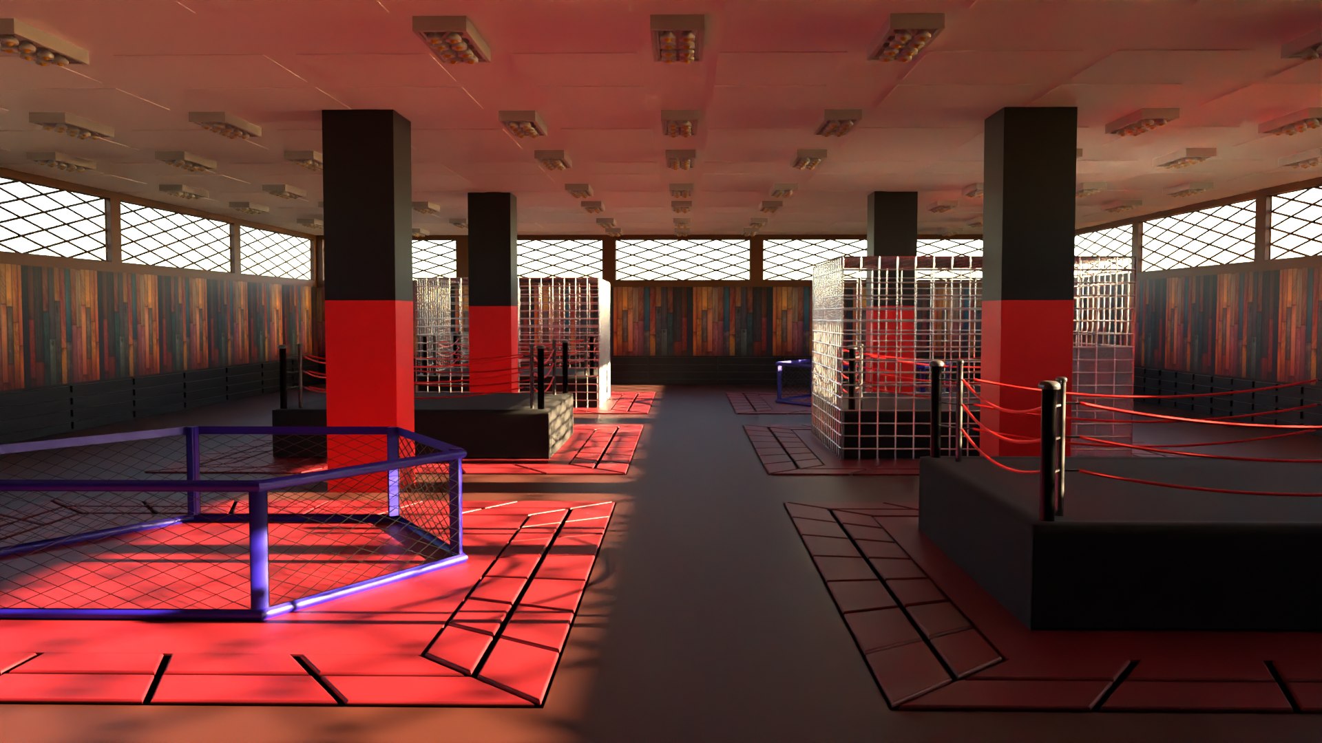3D MMA Training Centre - TurboSquid 2179957