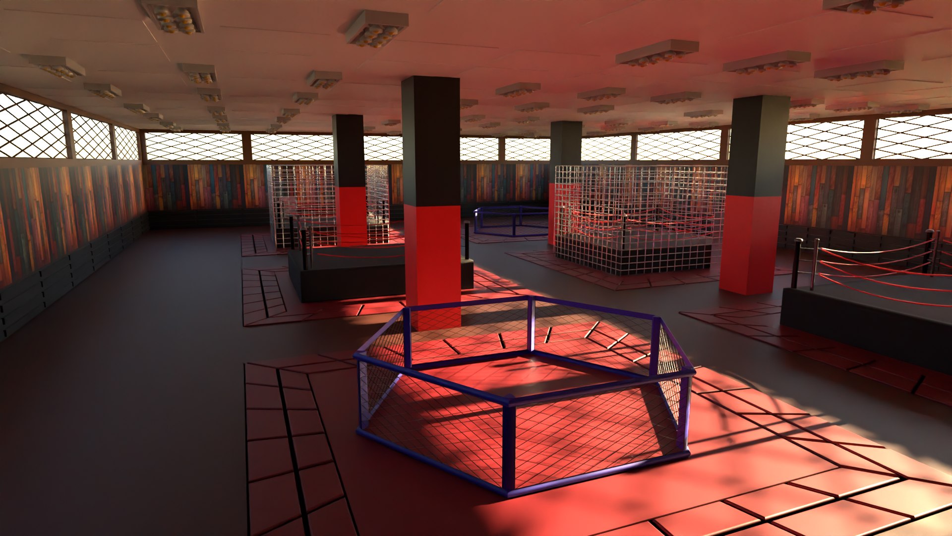 3D MMA Training Centre - TurboSquid 2179957