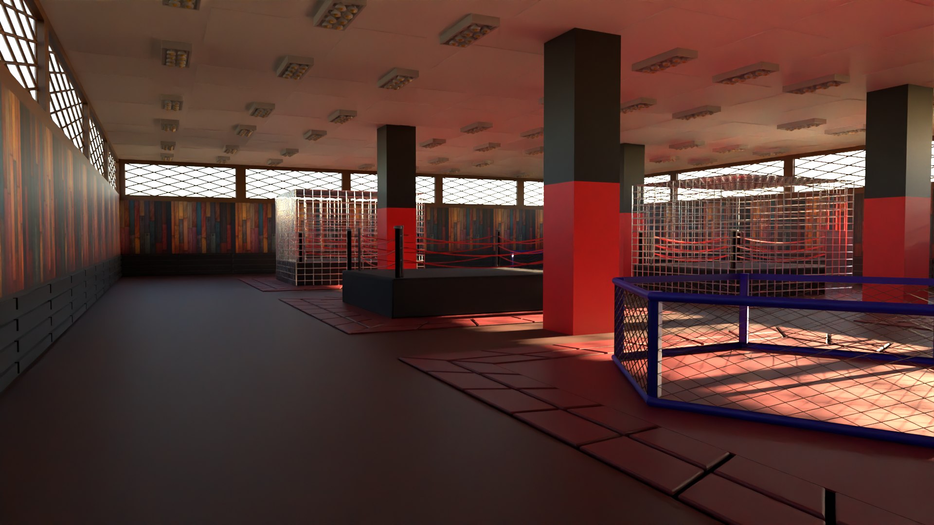 3D MMA Training Centre - TurboSquid 2179957