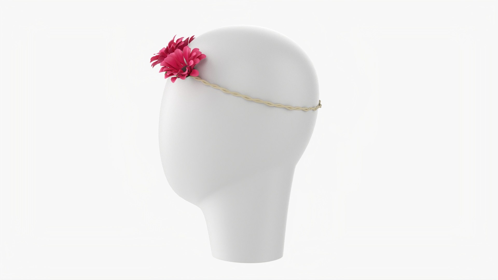 Female Flower Wreath 3D Model - TurboSquid 1770703