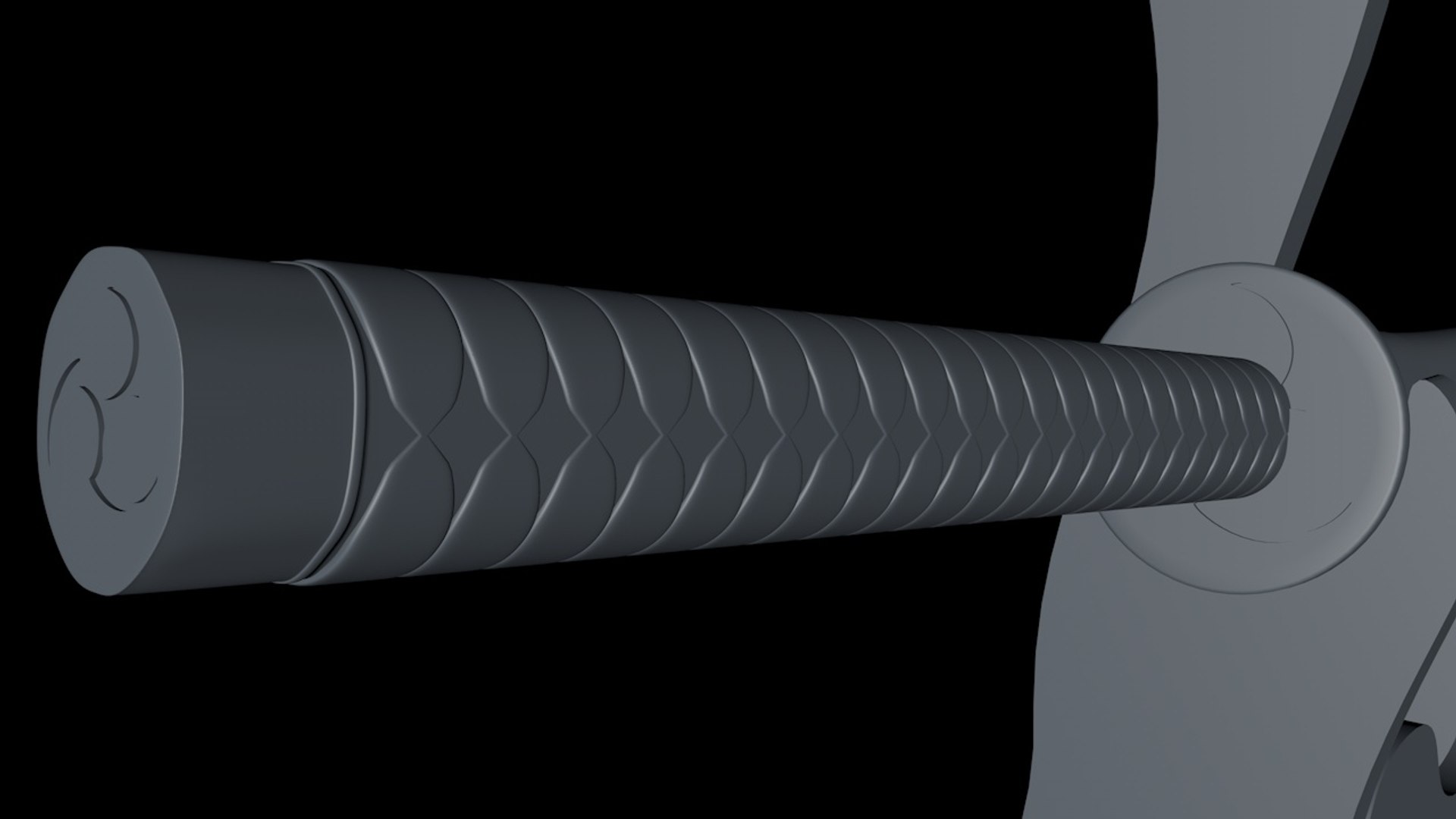 Samurai Katana Case Stand 3d Model