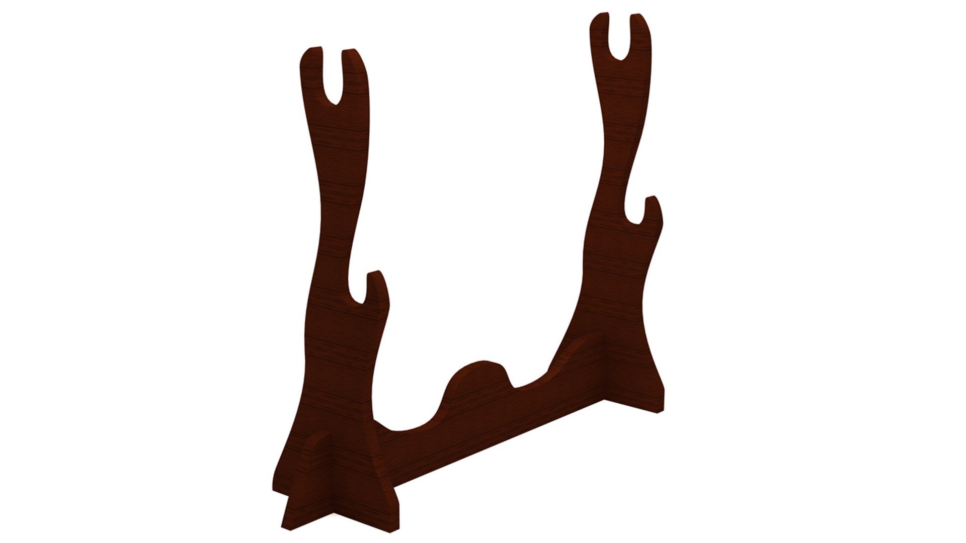 Samurai Katana Case Stand 3d Model