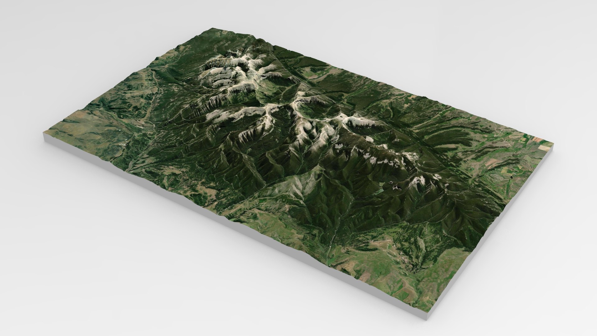 3D Big Snowy Wilderness Study Area - TurboSquid 2249839