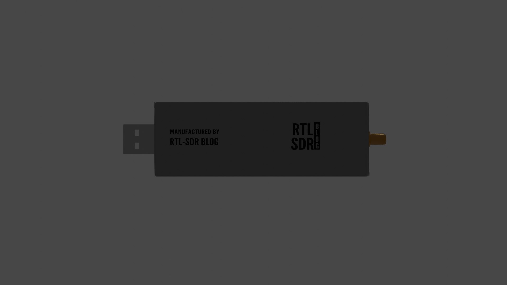 RTL-SDR V3 USB Dongle - Software Defined Radio - SDR 3D Model ...