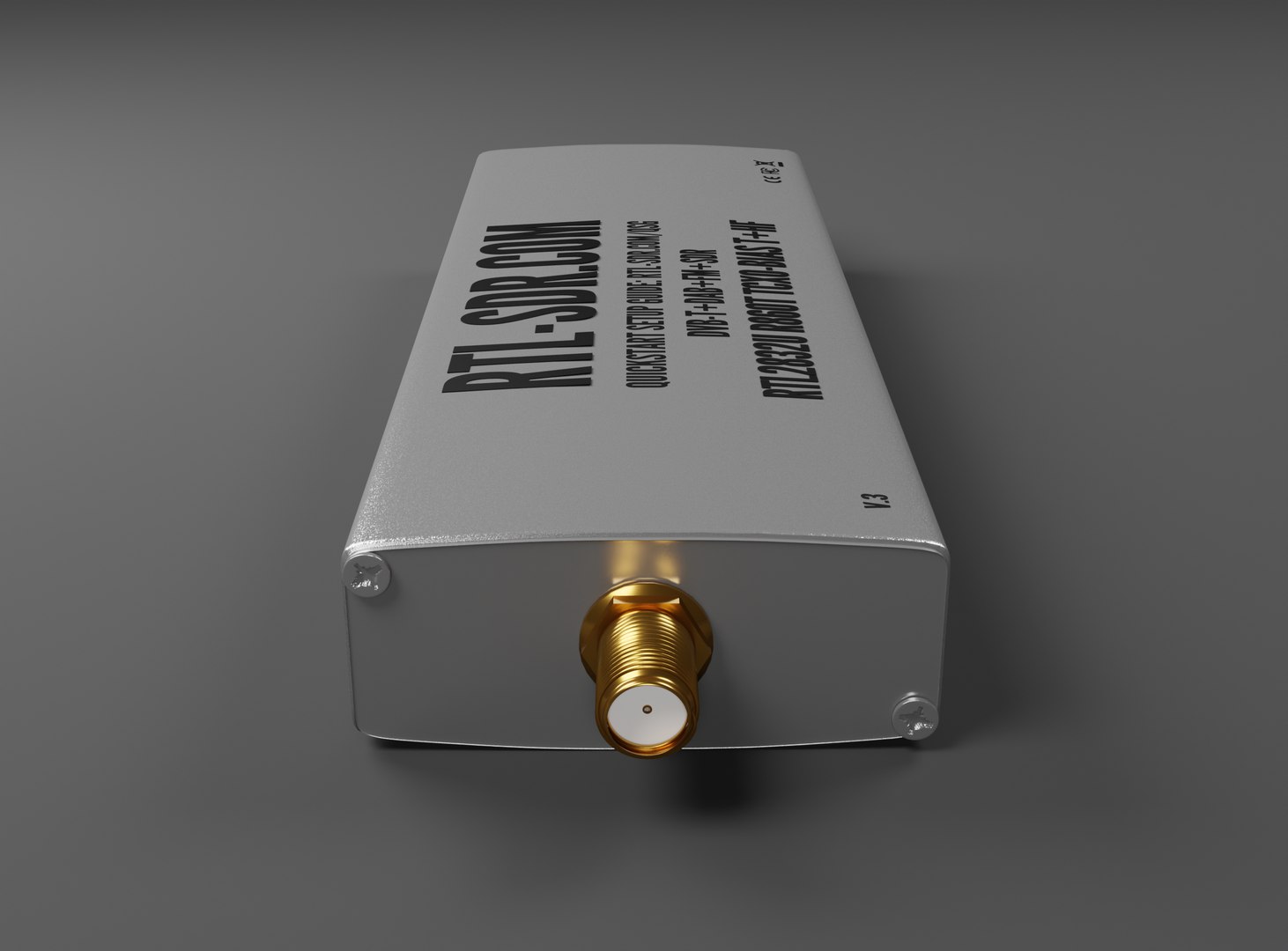 RTL-SDR V3 USB Dongle - Software Defined Radio - SDR 3D Model ...