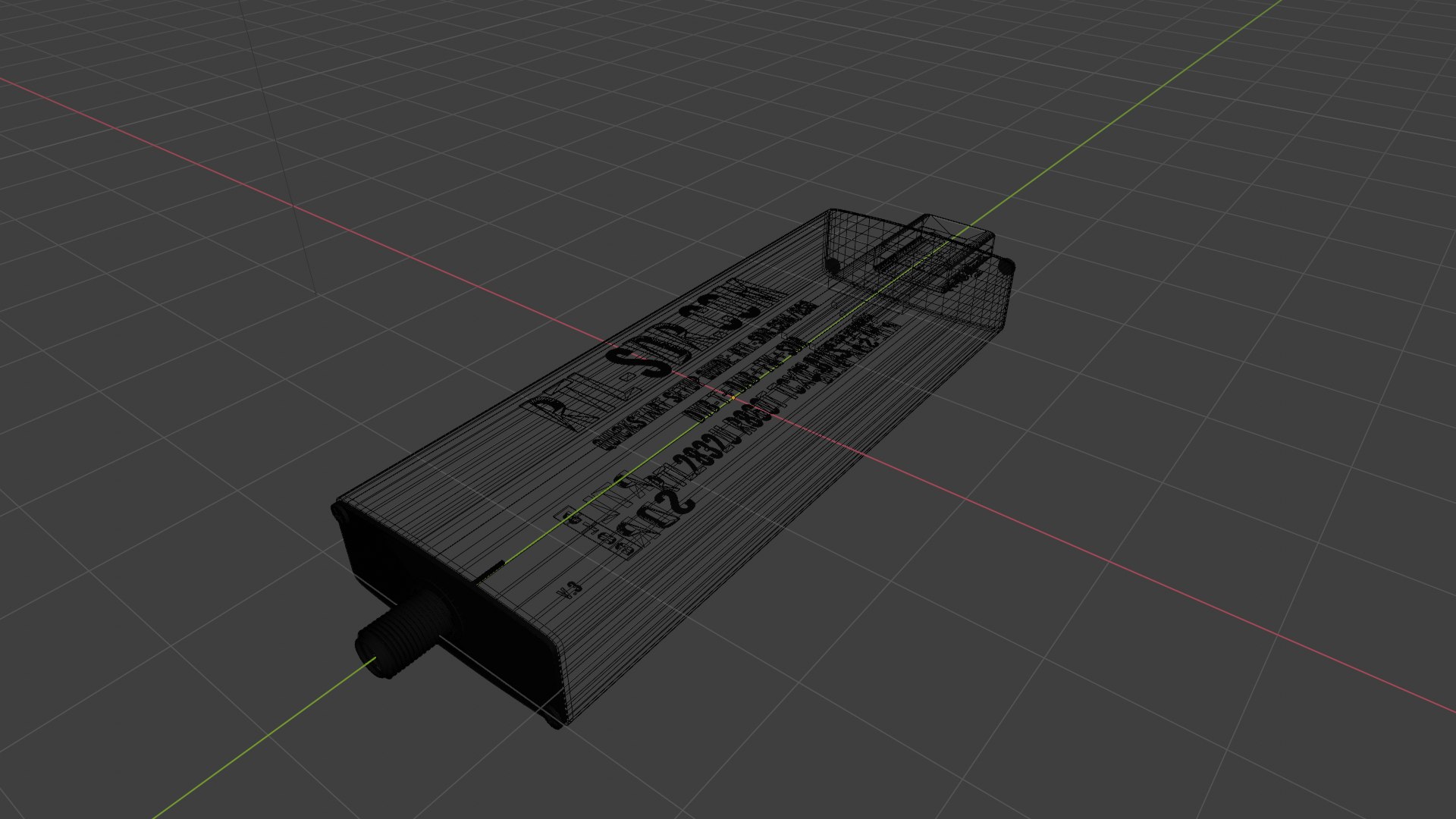RTL-SDR V3 USB Dongle - Software Defined Radio - SDR 3D Model ...