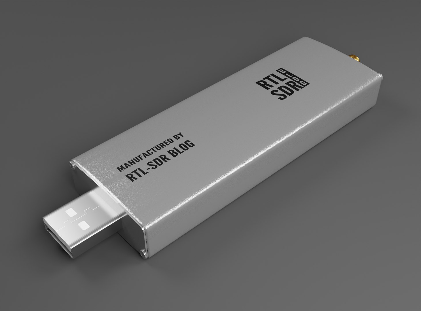 RTL-SDR V3 USB Dongle - Software Defined Radio - SDR 3D Model ...