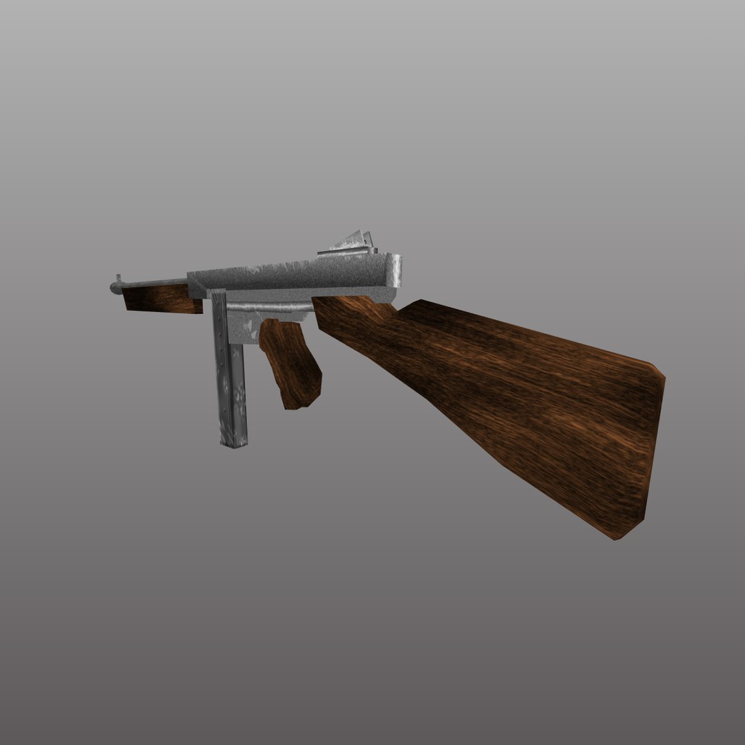 Thompson M1a1 3D Model - TurboSquid 1363150